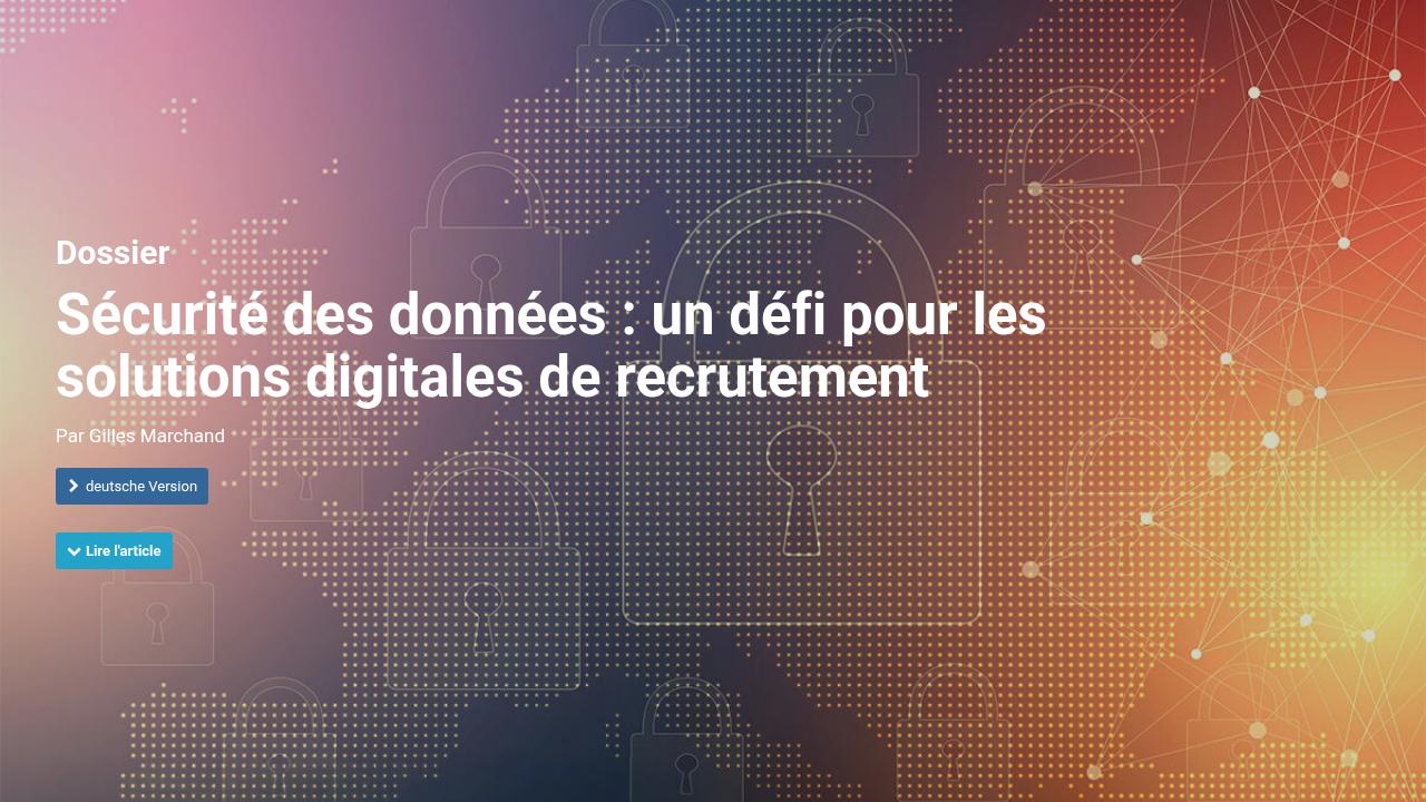 Sécurité des données : un défi pour les solutions digitales de recrutement - contact-juin-2025