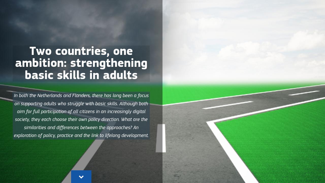 Two countries, one ambition: strengthening basic skills in adults ...
