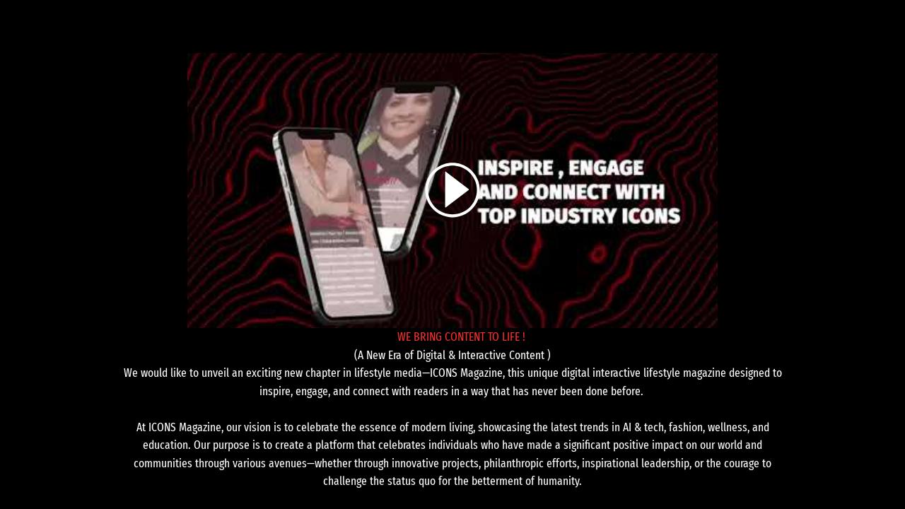 Contents - ICONS Magazine : Digital Interactive Magazine