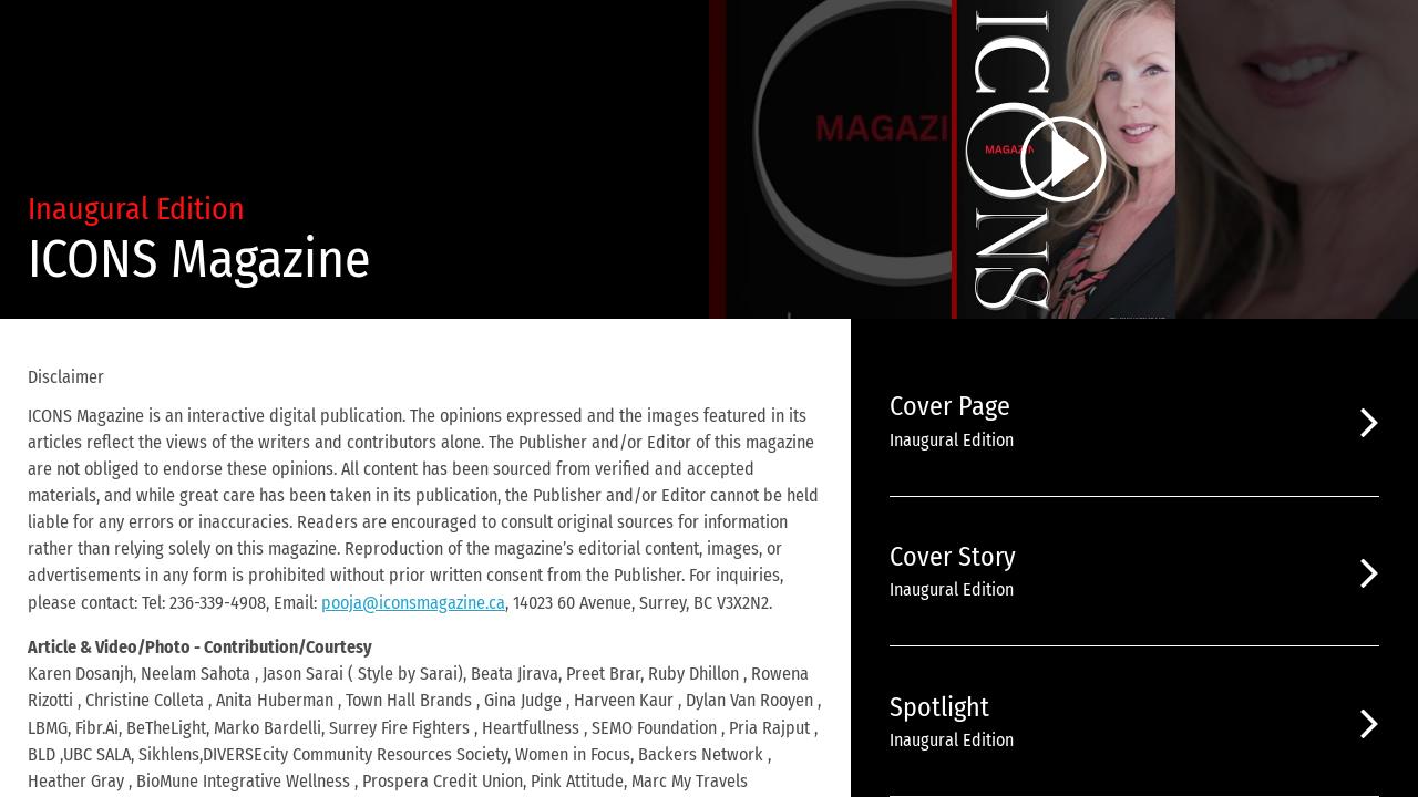 Contents I Photo Credits I Article Contribution - ICONS Magazine ...