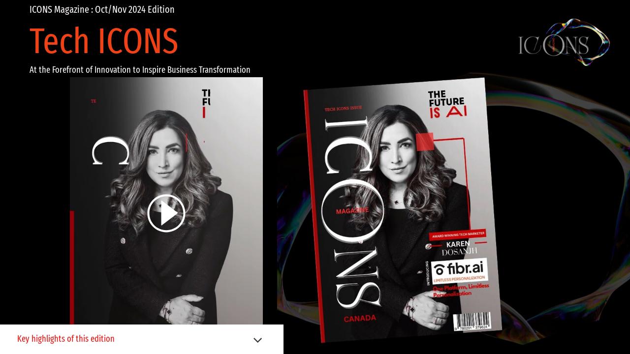 Cover - Icons Magazine ( Karen Dosanjh )