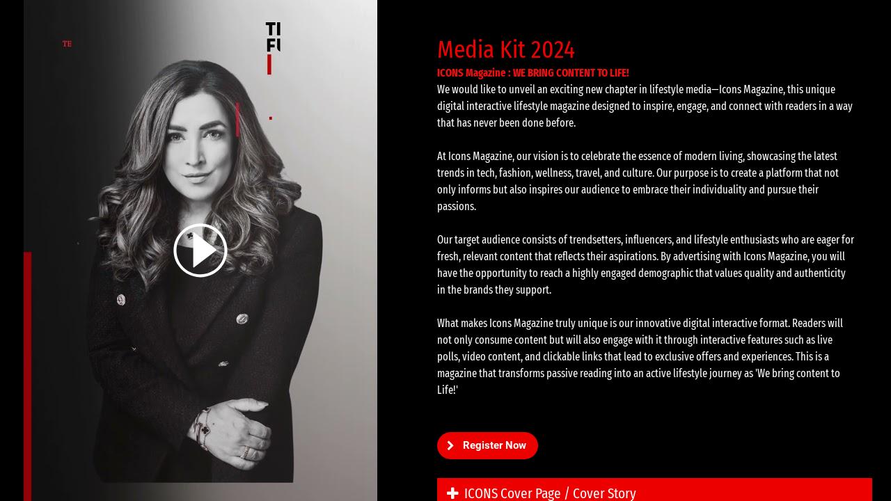 ICONS MagazineSpotlight Media Kit 2024 Partners - ICONS Magazine ...