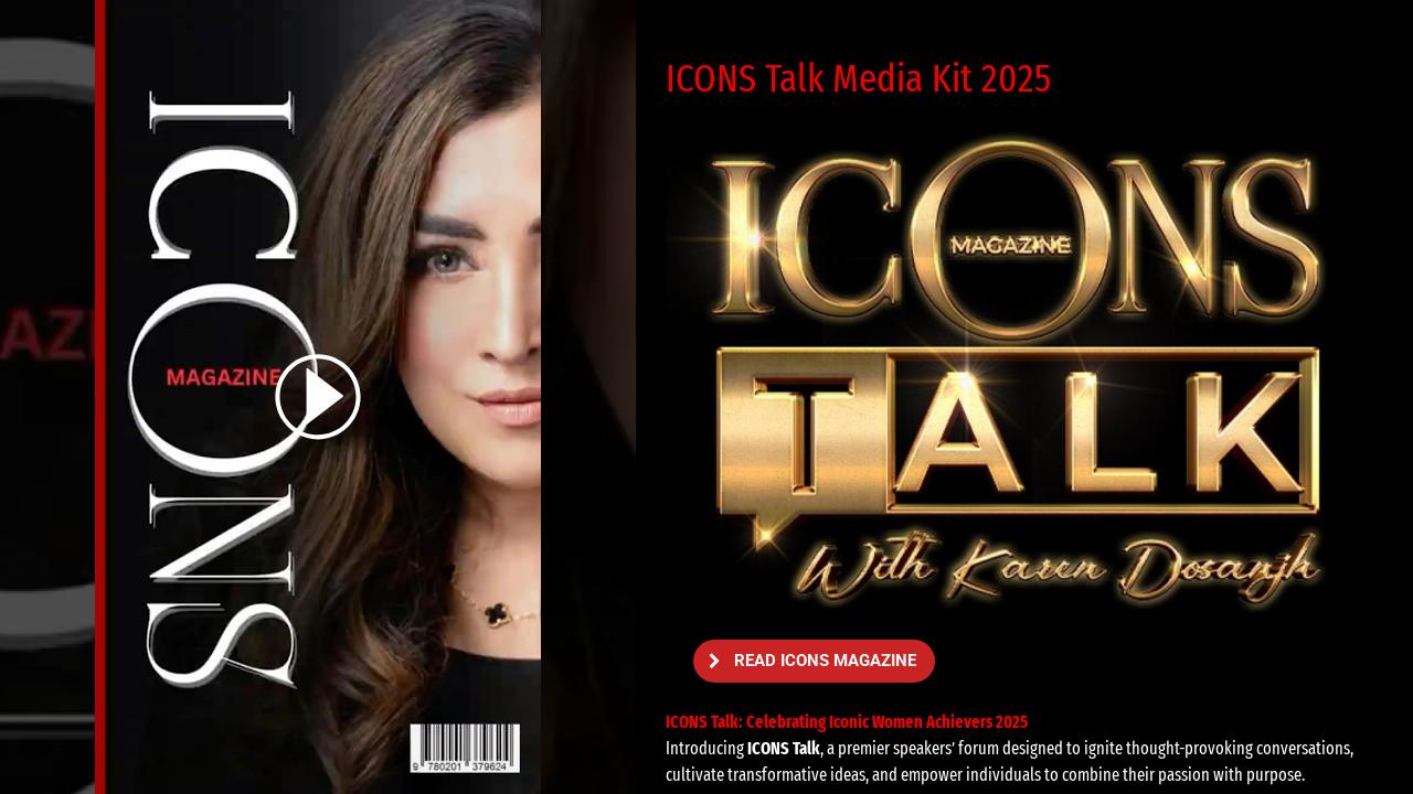 ICONS TALK Media Kit 2025 Ver20 - ICONS Talk Media Kit Ver2.0