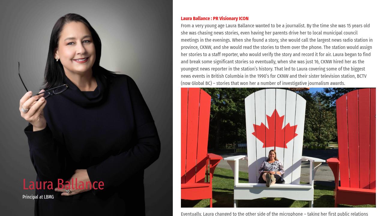 PR Visionary ICON : Laura Ballance I Cover Story - ICONS Magazine ...