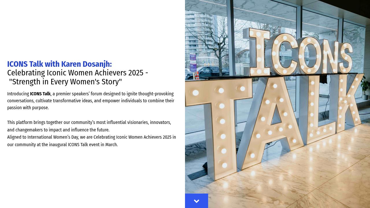 Feature Story : ICONS TALK - ICONS Magazine : March / April 2025 Edition