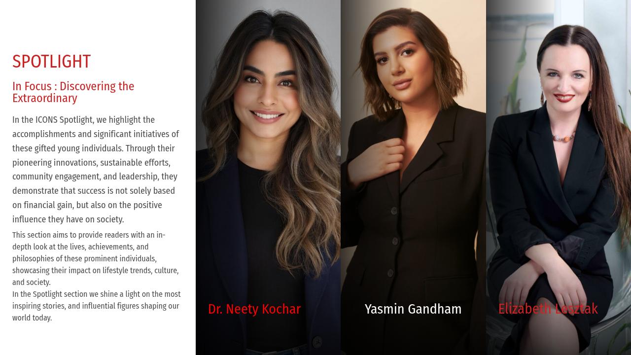 ICONS Spotlight - ICONS Magazine : March / April 2025 Edition