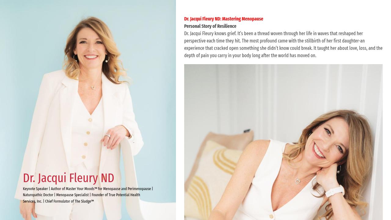 Mastering Menopause : Dr Jacqui Fleury I Cover Story - ICONS Magazine ...