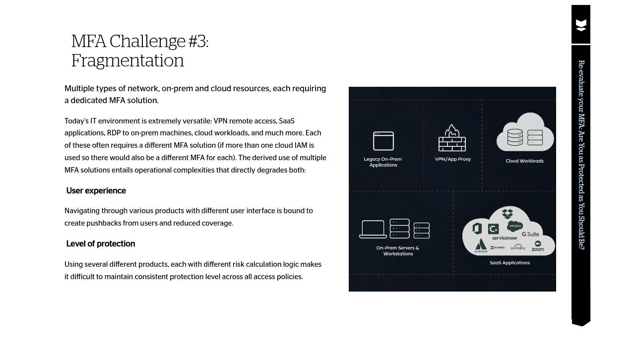 MFA Challenge 3: Fragmentation - eBook: Re-evaluate your MFA