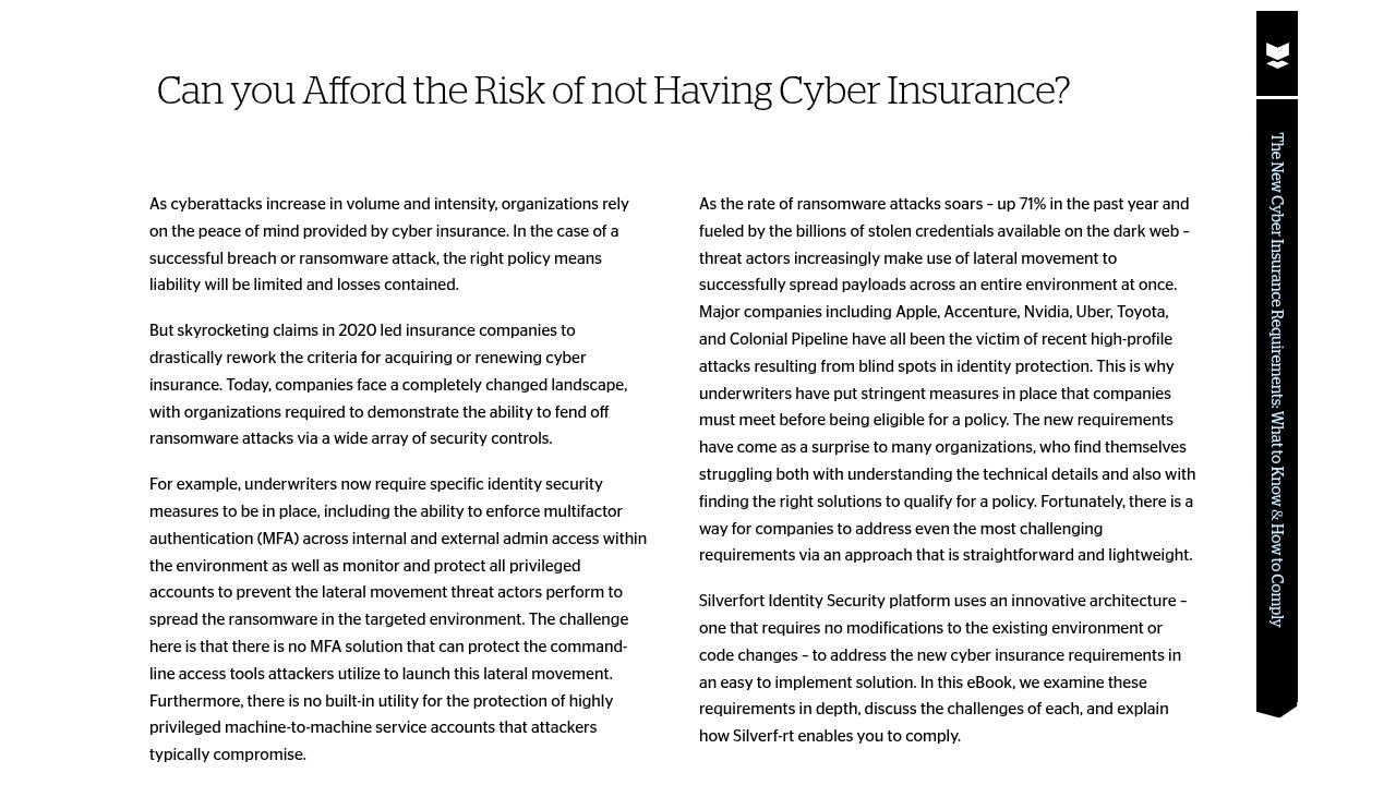 Can you Afford the Risk of not Having Cyber Insurance? - eBook cyber ...