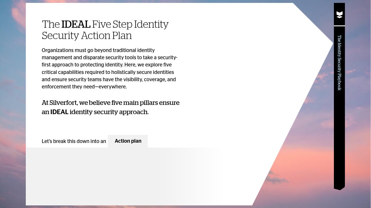 The IDEAL Five Step Identity Security Action Plan - Identity Security Playbook