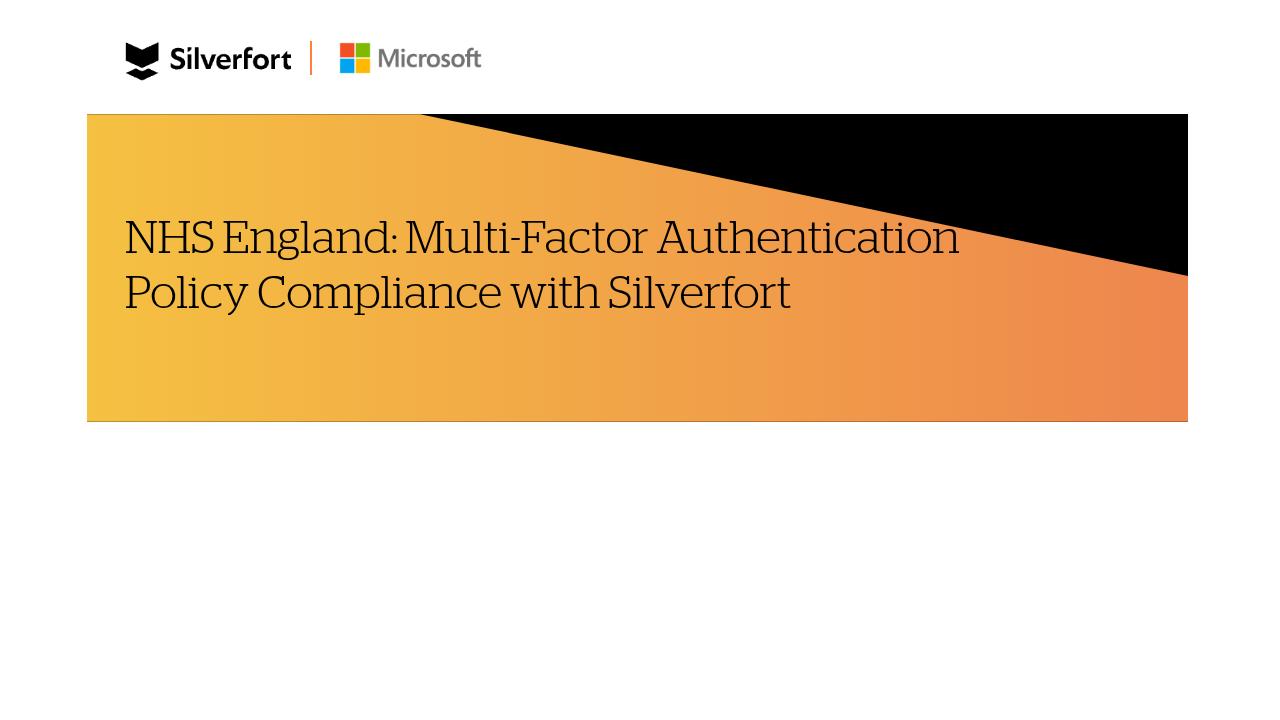 home - sb nhs uk mfa policy compliance