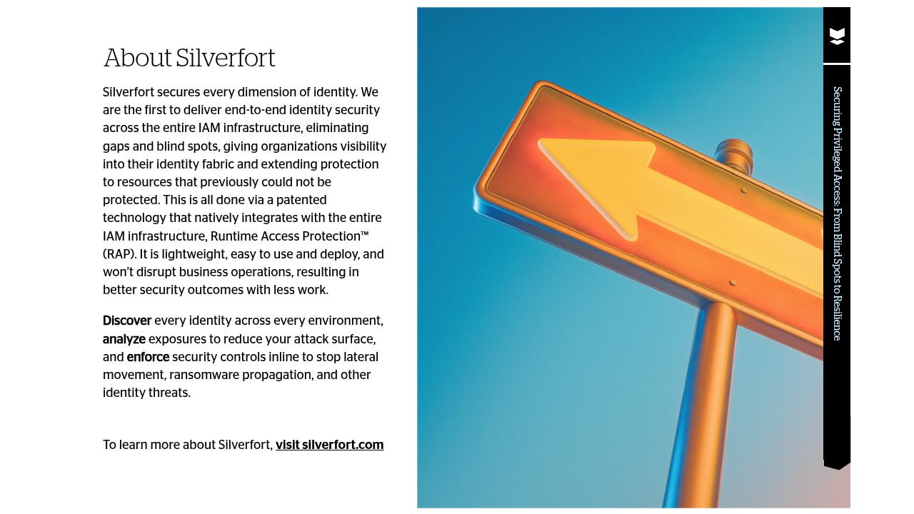 About Silverfort - Securing Privileged Access: From Blind Spots to Resilience