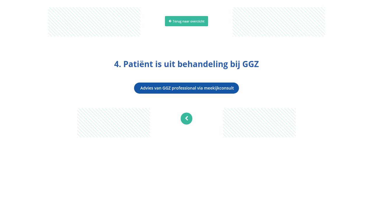 4 Patiënt is uit behandeling bij GGZ - Verwijsafspraken Huisartsen – GGZ