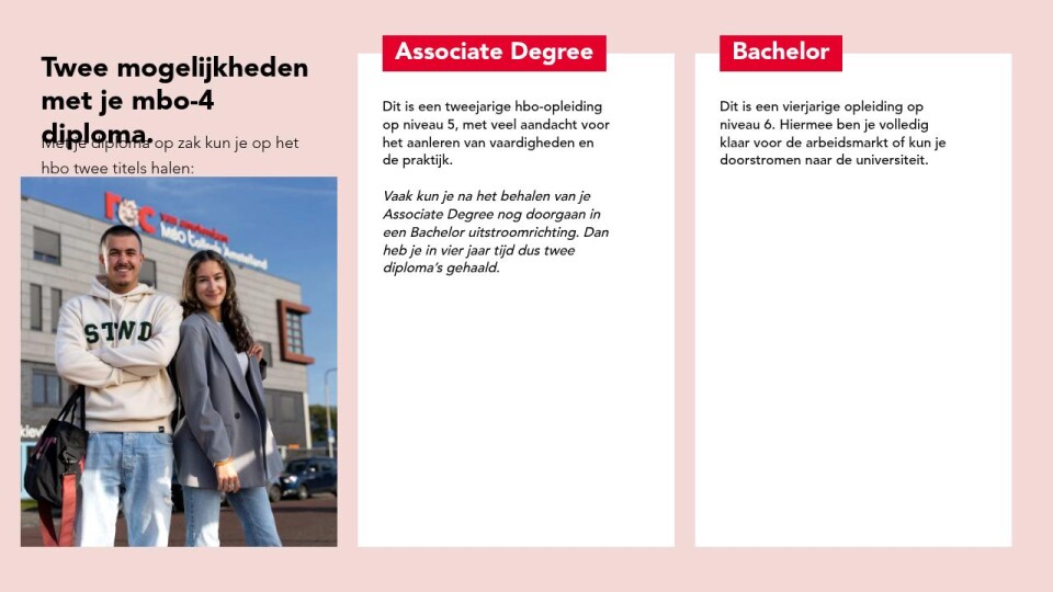 Verschillende Mogelijkheden HBO Doorstroom Verschillende Mogelijkheden HBO Doorstroom