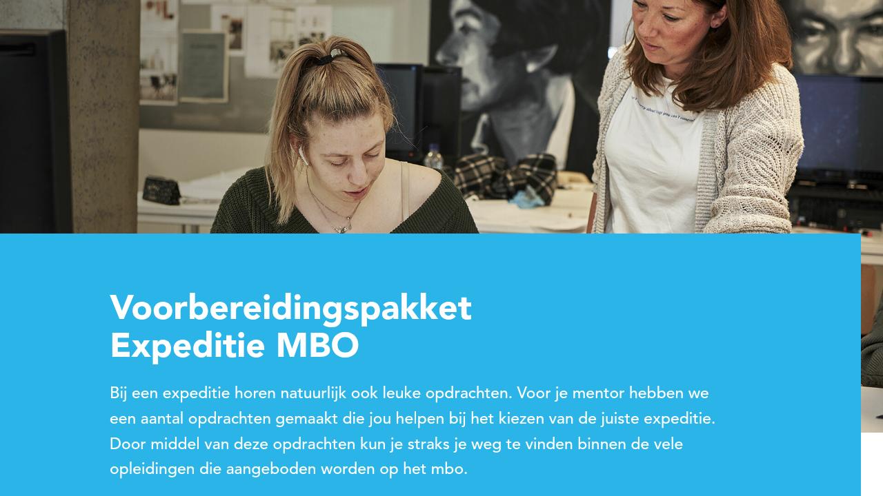 Voorbereidingspakket - MBO Amsterdam expeditie