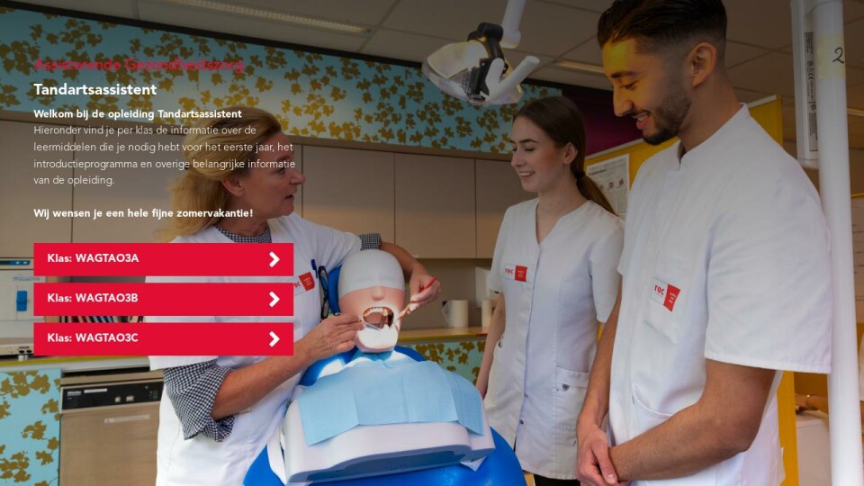 tandartsassistent jaar 1 - MBO College West 2023-2024
