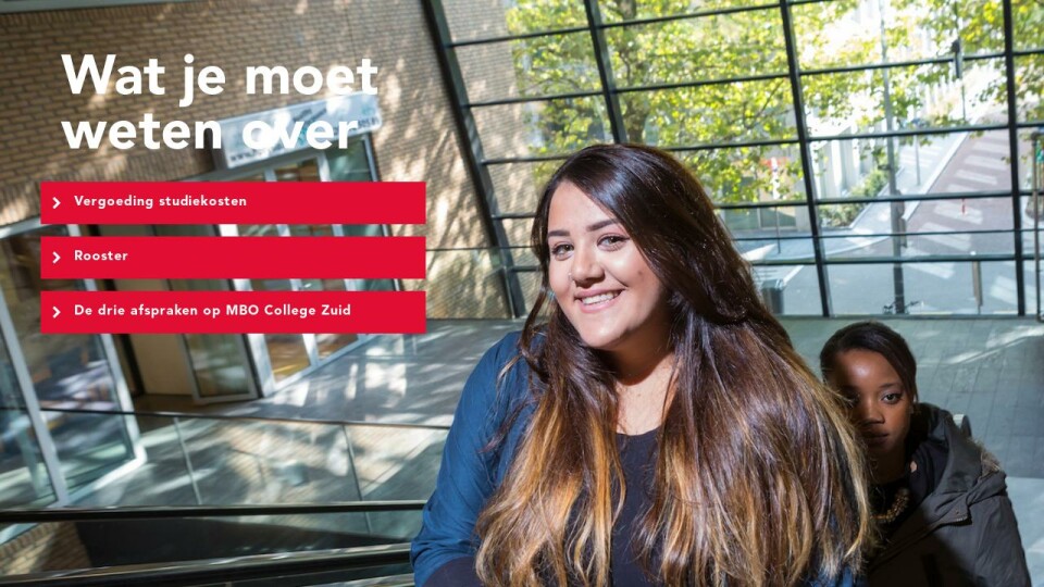 Wat je moet weten over - copy - Welkom bij MBO College Zuid - ROC TOP