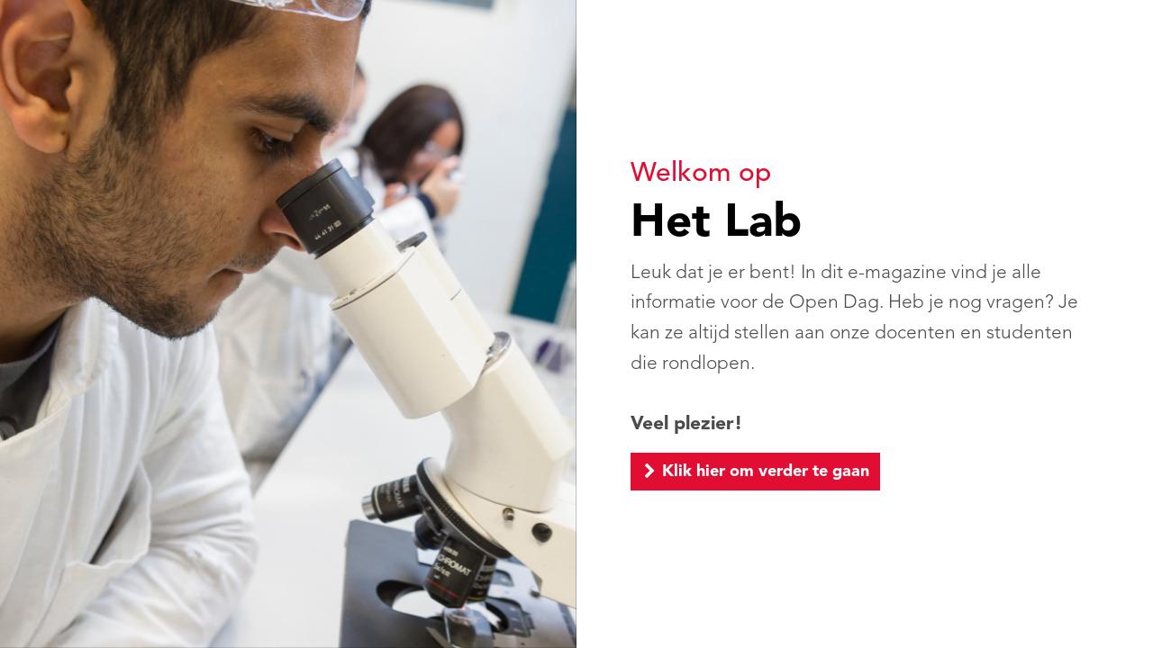 Welkom! - Open dag - Lab