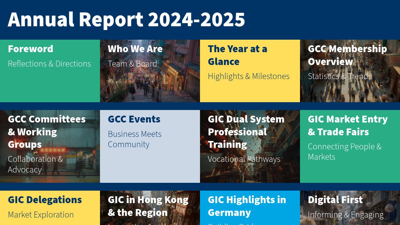 Contents - Annual Report 2024/25 – GIC & GCC Hong Kong