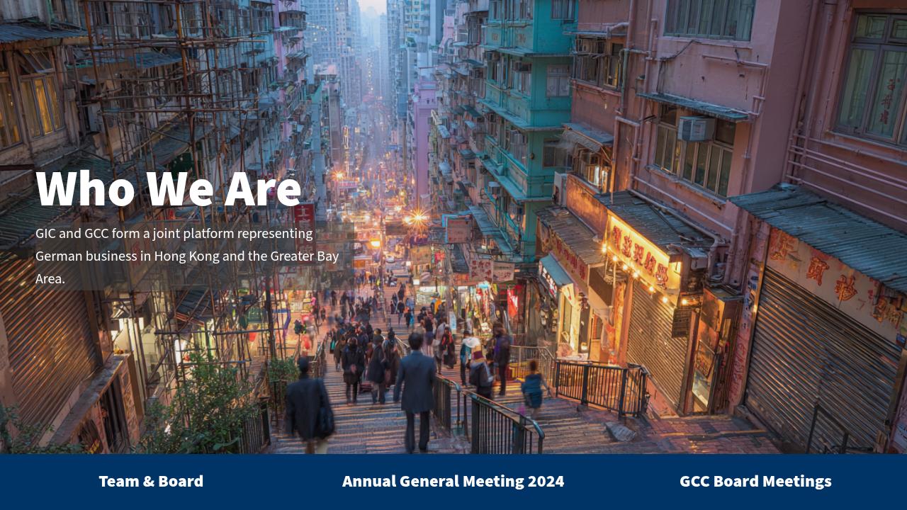 Who We Are - Annual Report 2024/25 – GIC & GCC Hong Kong