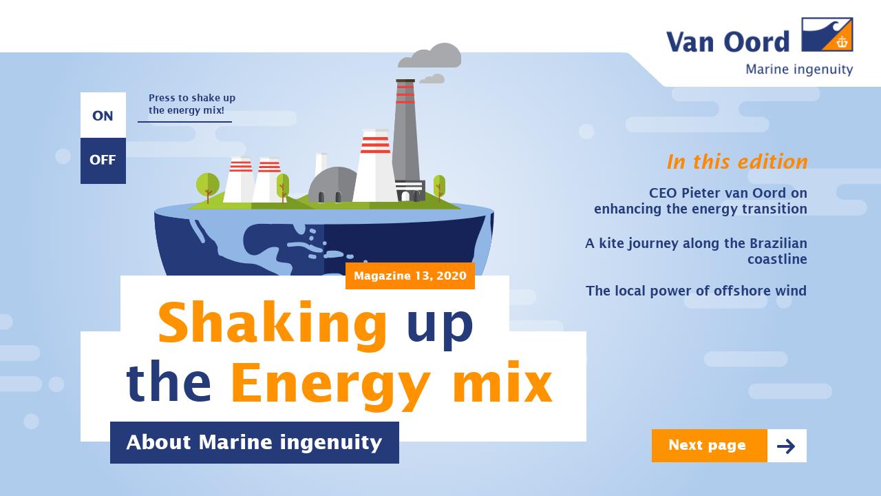 Cover - Shaking up the energy mix - About Marine ingenuity - 13