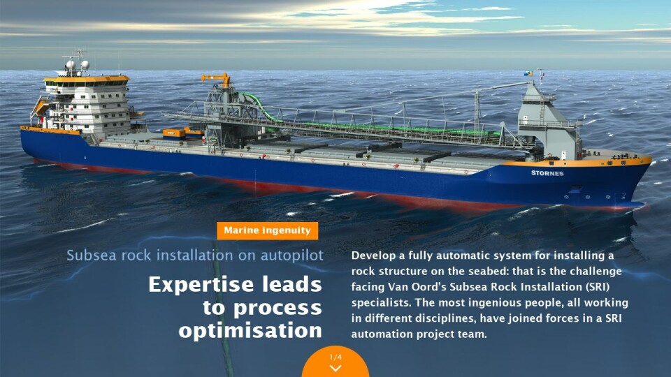 Subsea rock installation on autopilot - About Marine ingenuity - 8