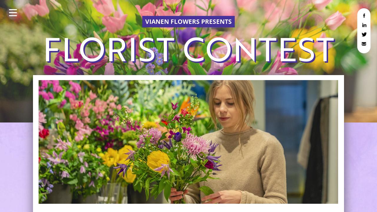 Florist Contest - 2022 Adventurous Antwerp