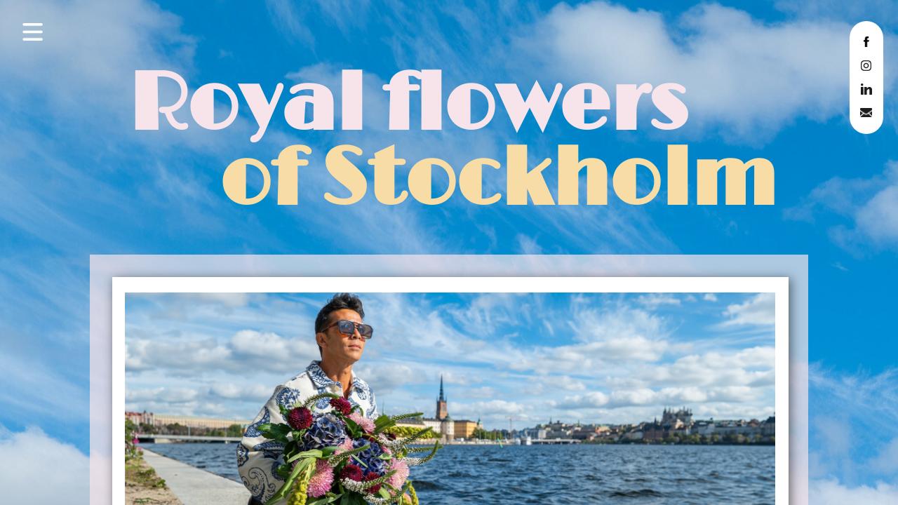 Royal flowers of Stockholm - 2024 Stockholm