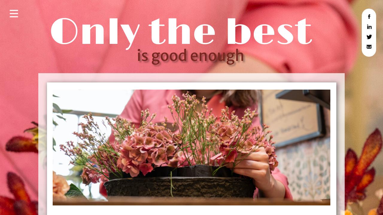 Only the best is good enough - 2024 Stockholm