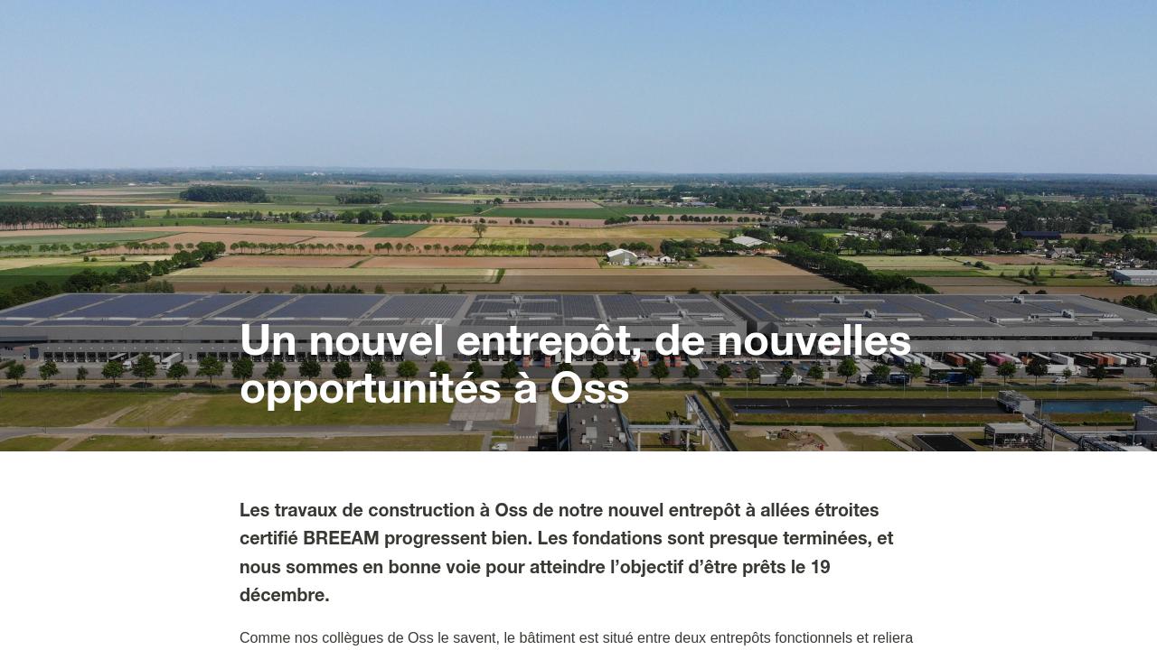 Un nouvel entrepôt, de nouvelles opportunités à Oss - Insight #1 | 2025 ...