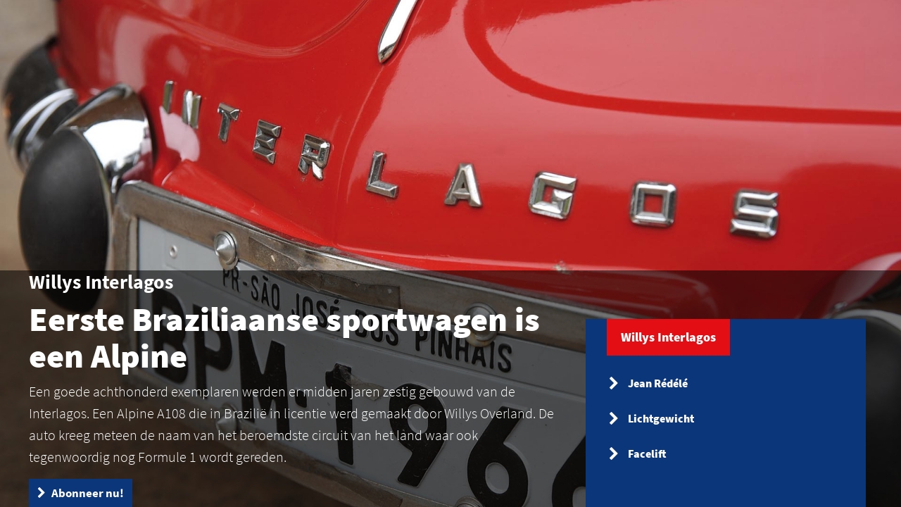 Willys Interlagos - Losange Magazine