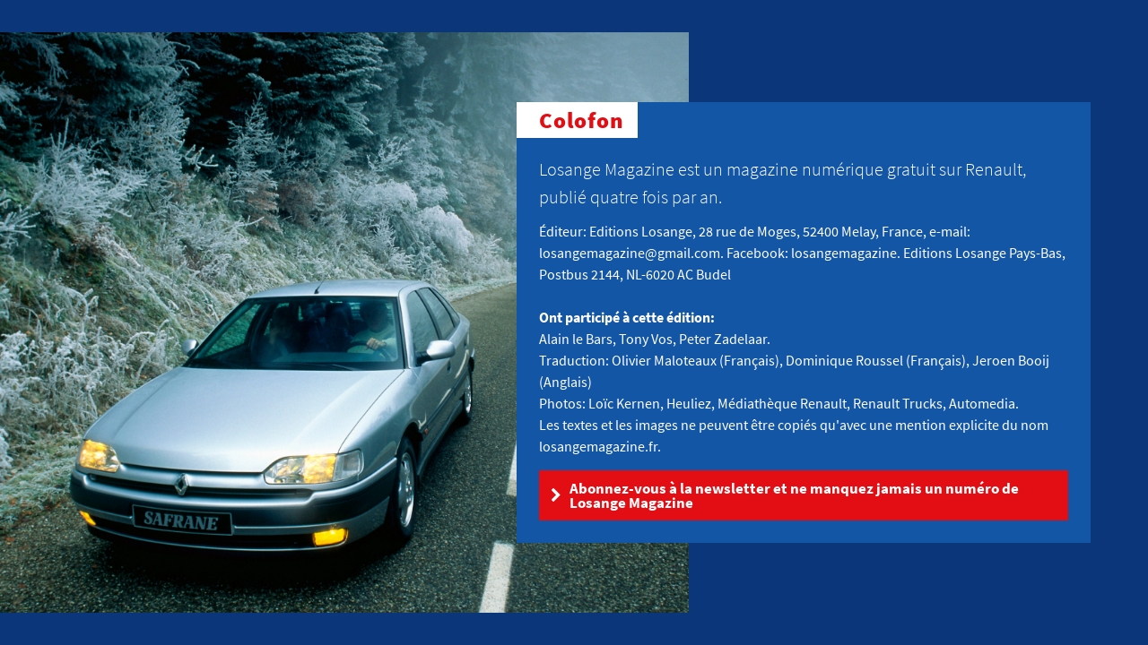 Colofon - Losange Magazine