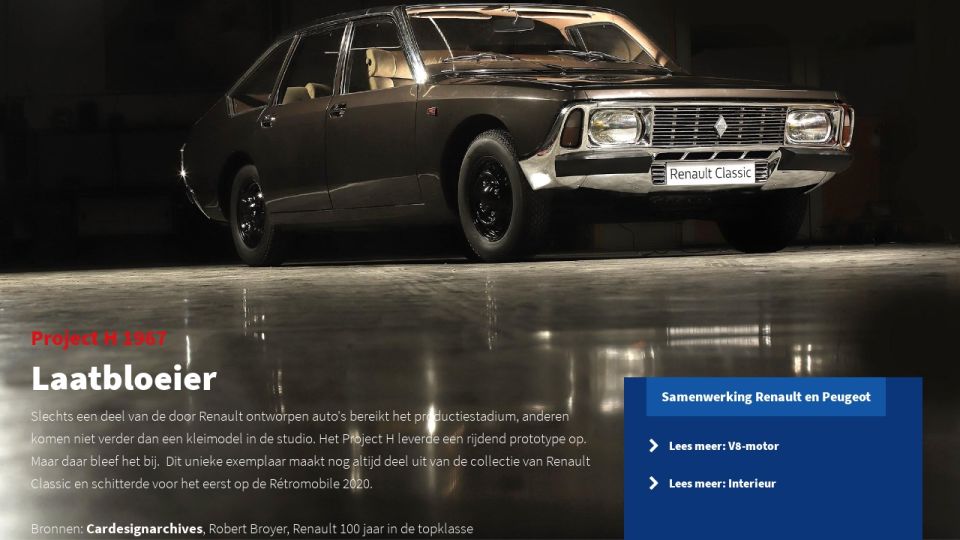 Renault Project H 1967 - Losange Magazine 9 voorjaar 2020