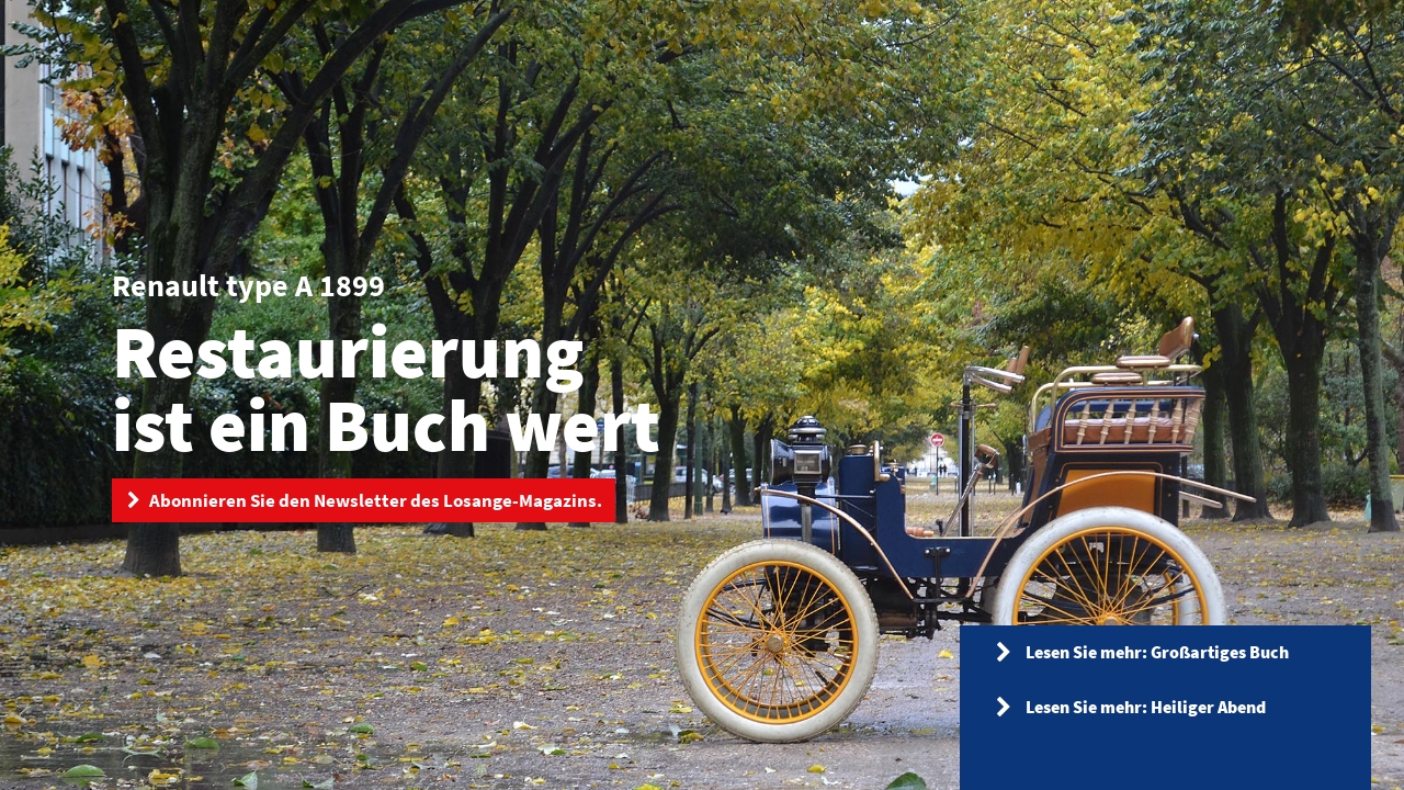 Renault Type A 1899 - Losange Magazine Nr. 9 Frühjahr 2020