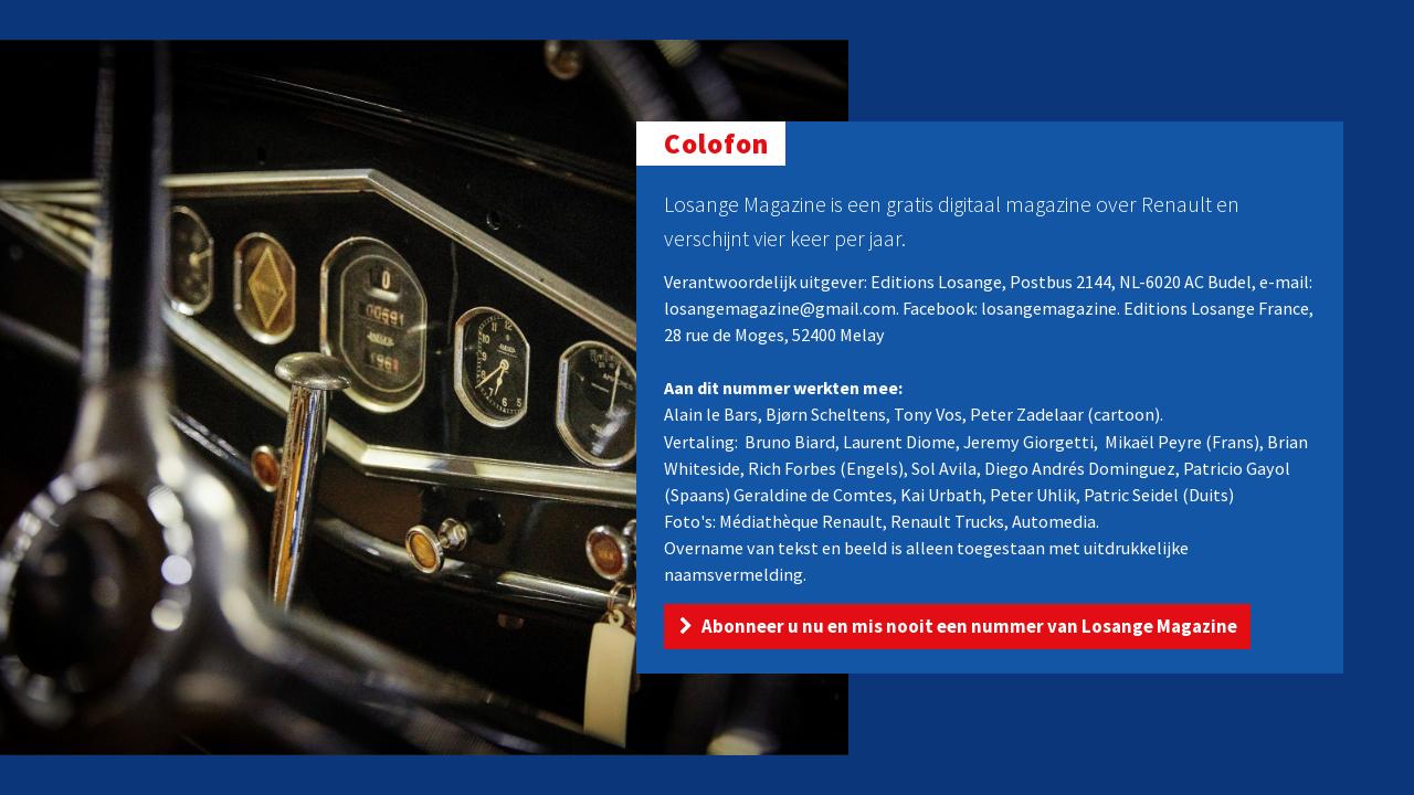 Colofon - Losange Magazine 18 zomer 2022