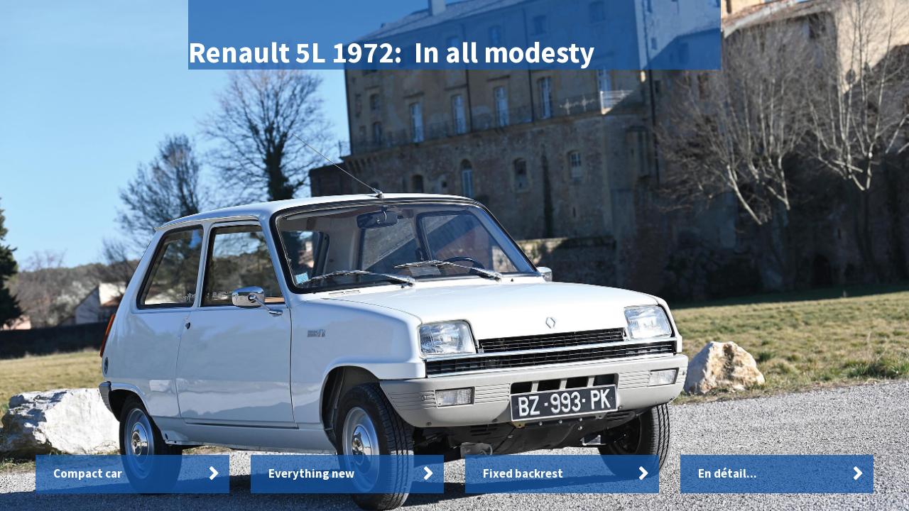 Renault 5L 1972 - Losange Magazine no. 19 Autumn 2022