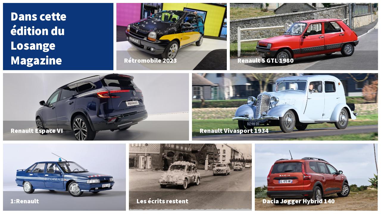 Contenu LM21 2023 - Losange Magazine No. 21 printemps 2023