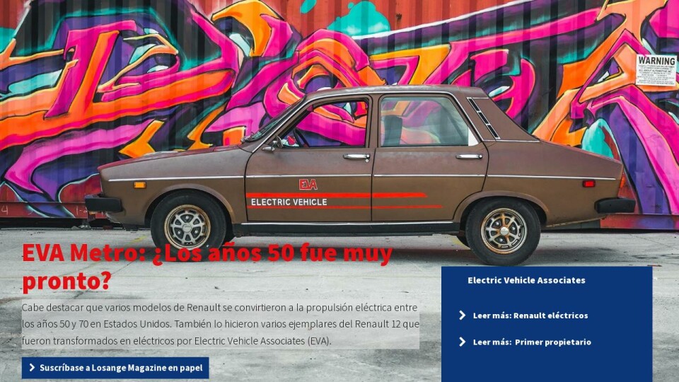 Renault 12 EVA - Losange Magazine No. 21 Primavera 2023