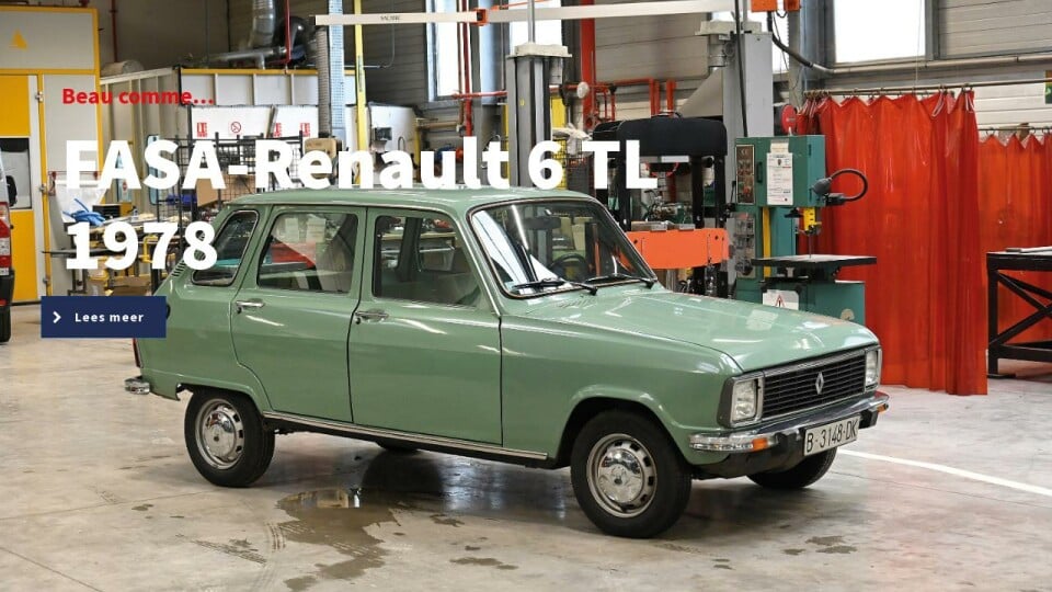 Fasa-Renault 6 TL 1978 - Losange Magazine 22 zomer 2023