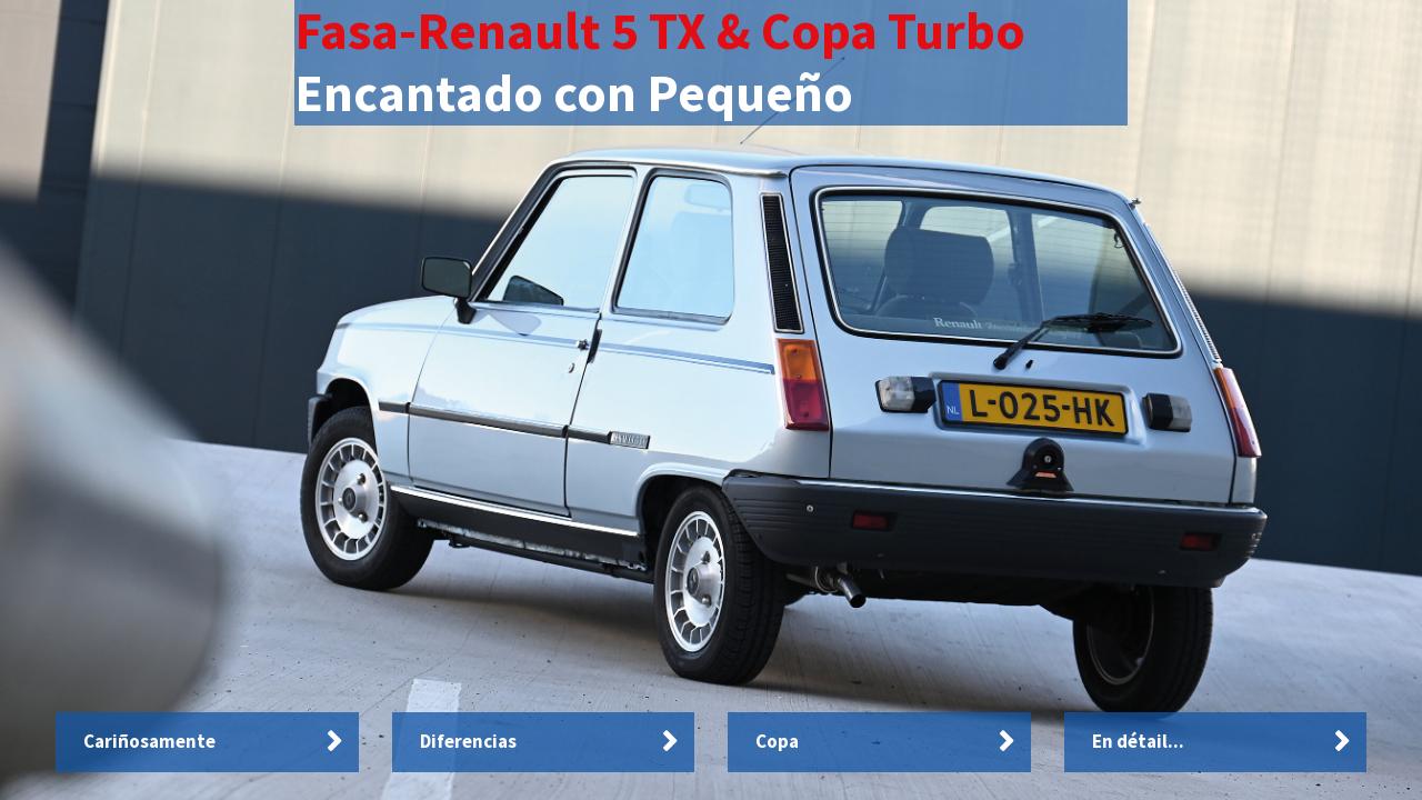 Fasa-Renault 5 TX & Copa Turbo 1984 - Losange Magazine No. 22 Verano 2023