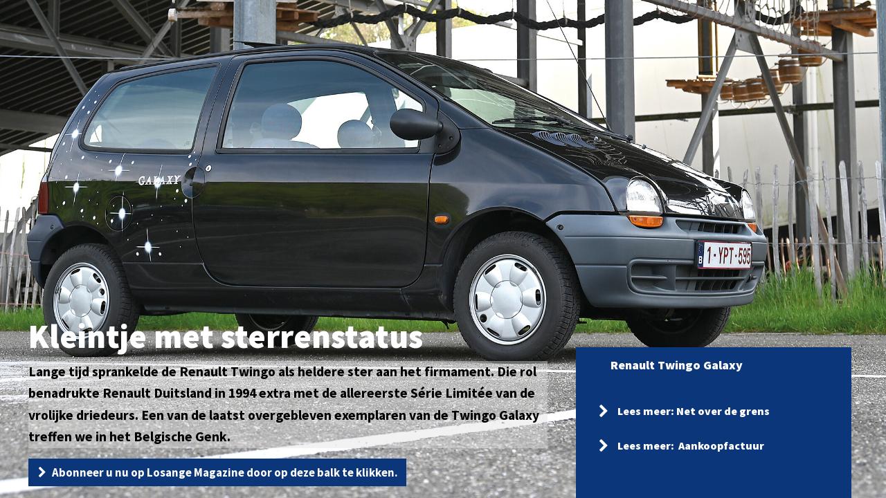Renault Twingo Galaxy 1994 - Losange Magazine nr. 24 winter 2023