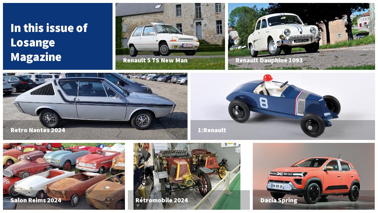 Content LM25 2024 - Losange Magazine no. 25 spring 2024