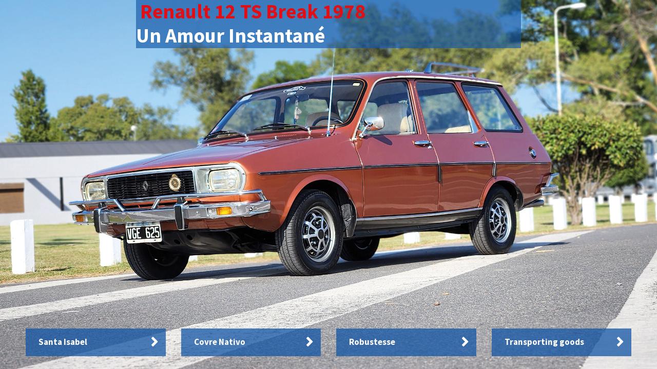 Renault 12 TS Break 1978 - Losange Magazine no. 25 Printemps 2024
