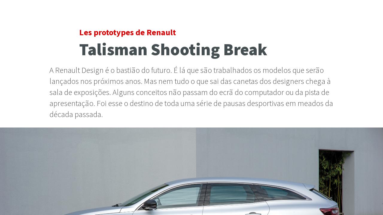 Renault Talisman Shooting Break 2015 - Losange Magazine no. 25 ...