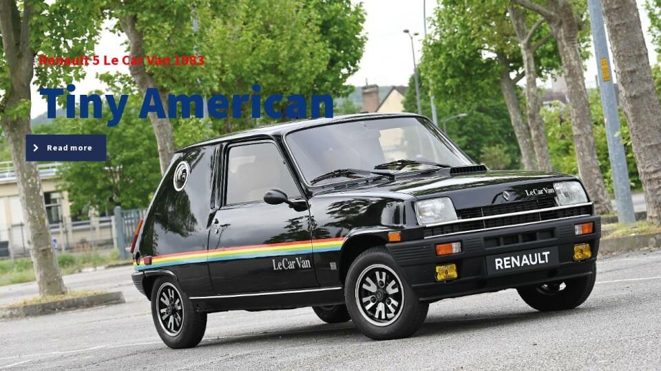Renault 5 Le Car Van 1982 - Losange Magazine no. 26 summer 2024