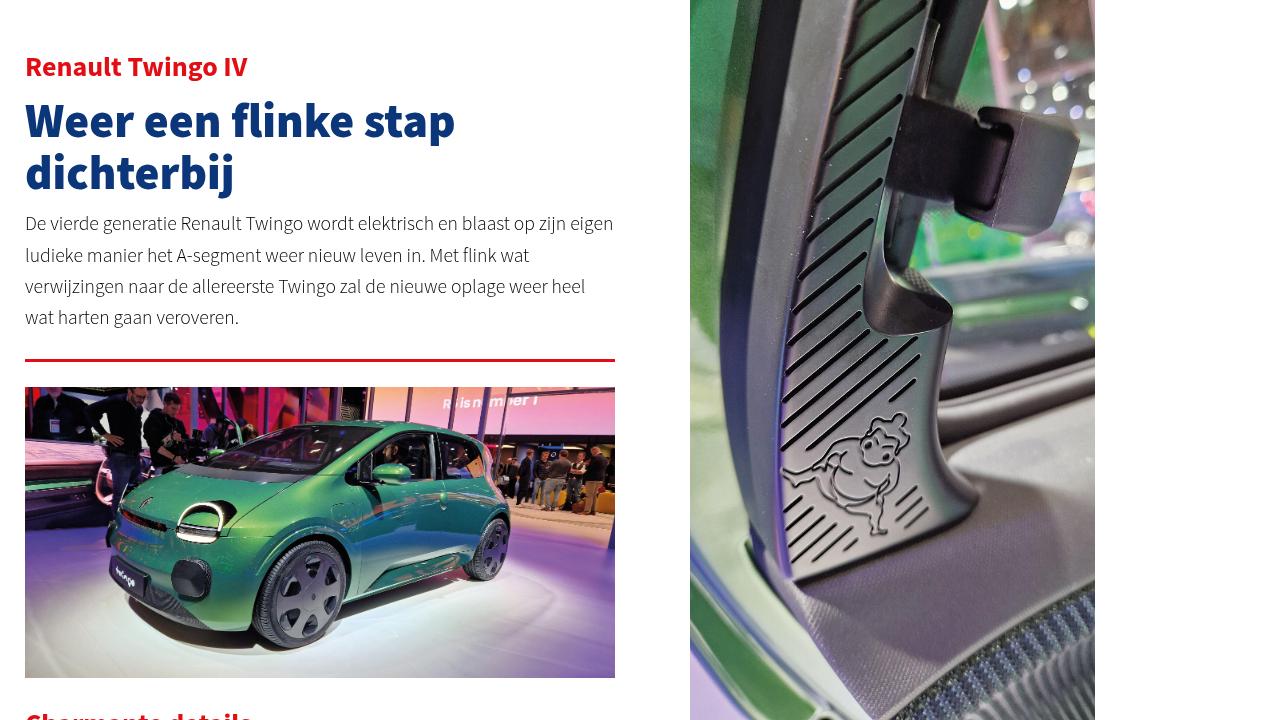 Renault Twingo IV 2025 - Losange Magazine nr. 29 voorjaar 2025