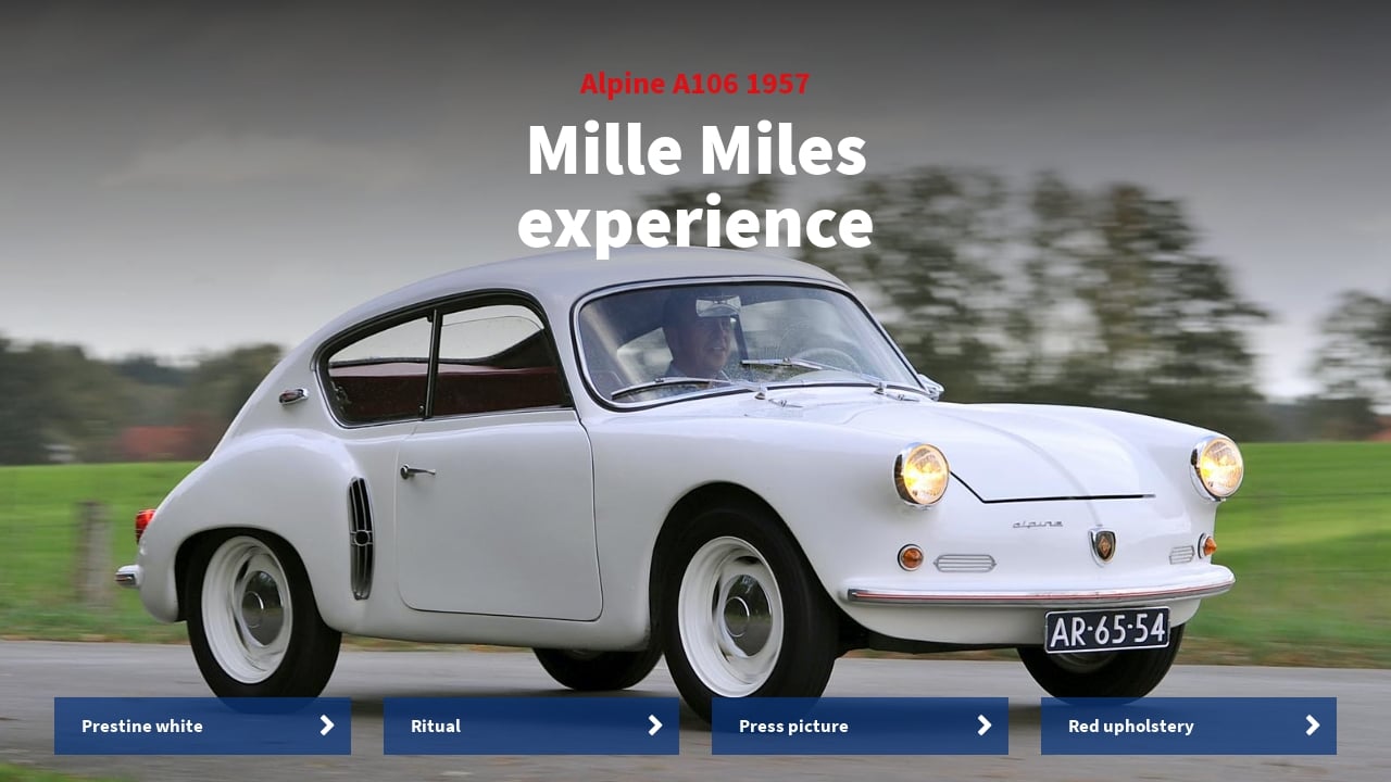 Alpine A106 - Losange Magazine