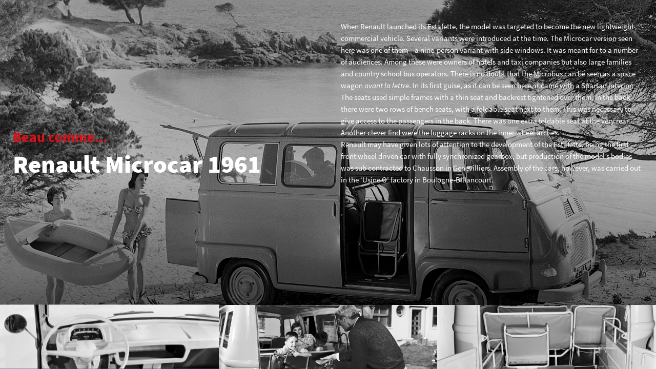 Renault Microcar 1961 - Losange Magazine