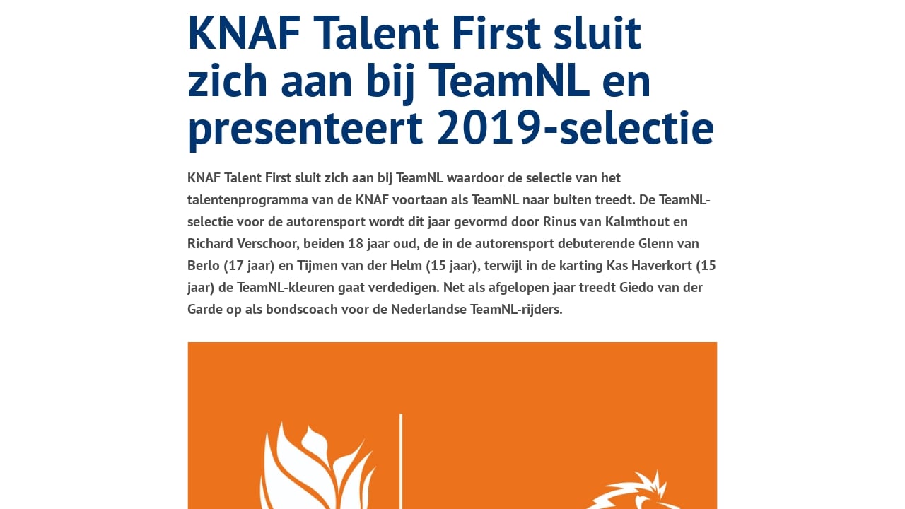 Team NL - Magazine 13