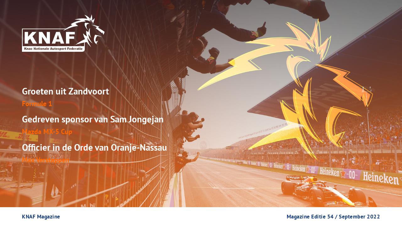 KNAF Magazine 54 - September 2022 - KNAF Magazine editie 54 - september